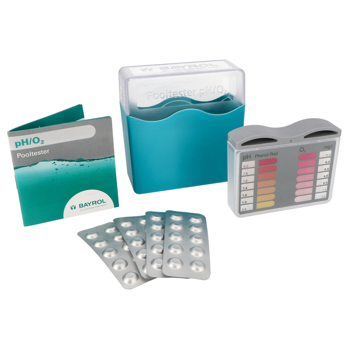 BAYROL - Pool-Tester Bayroklar O²/ pH | Pool-Chlor-Shop