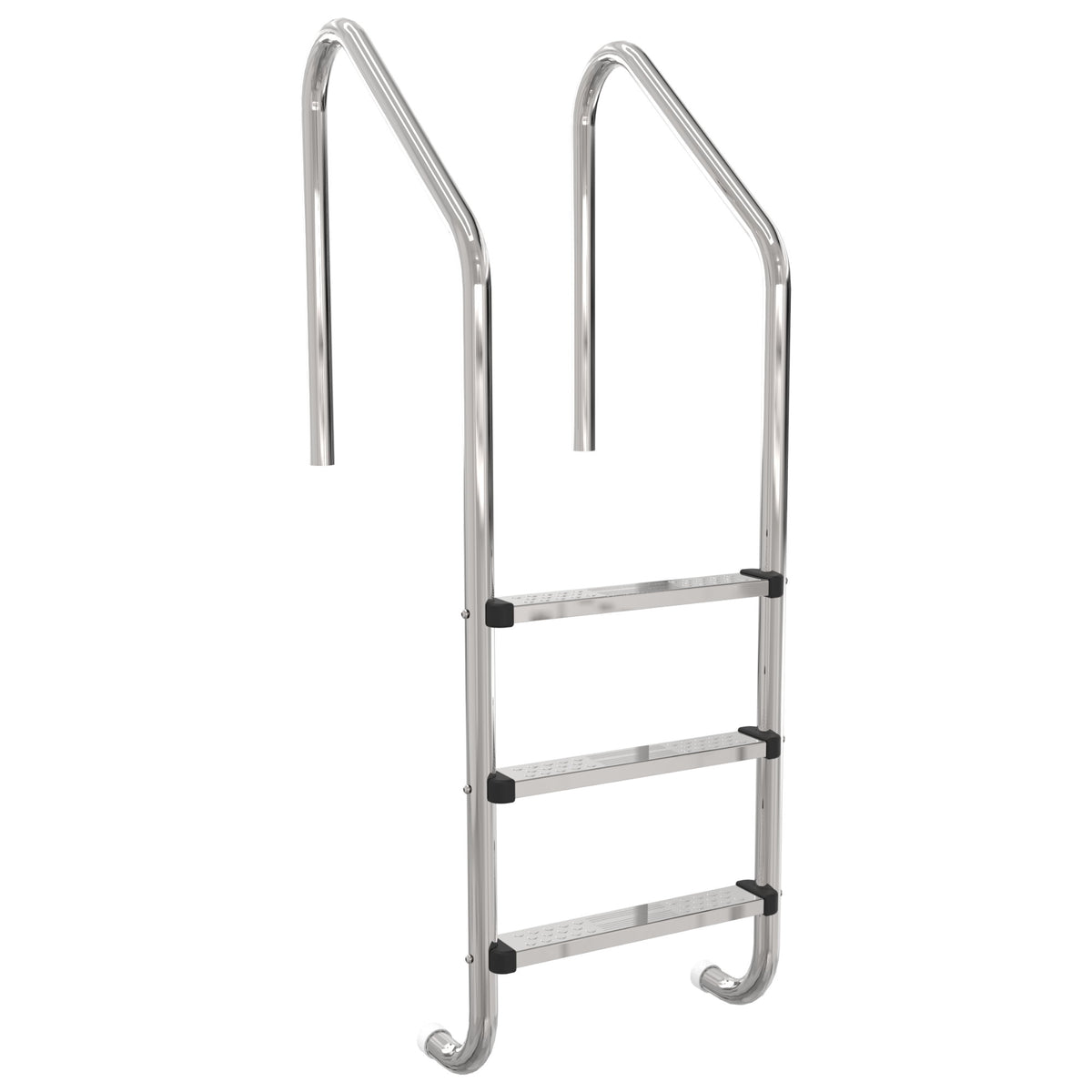 Échelle d'entrée BASIC barre supplémentaire 5 marches en acier ...