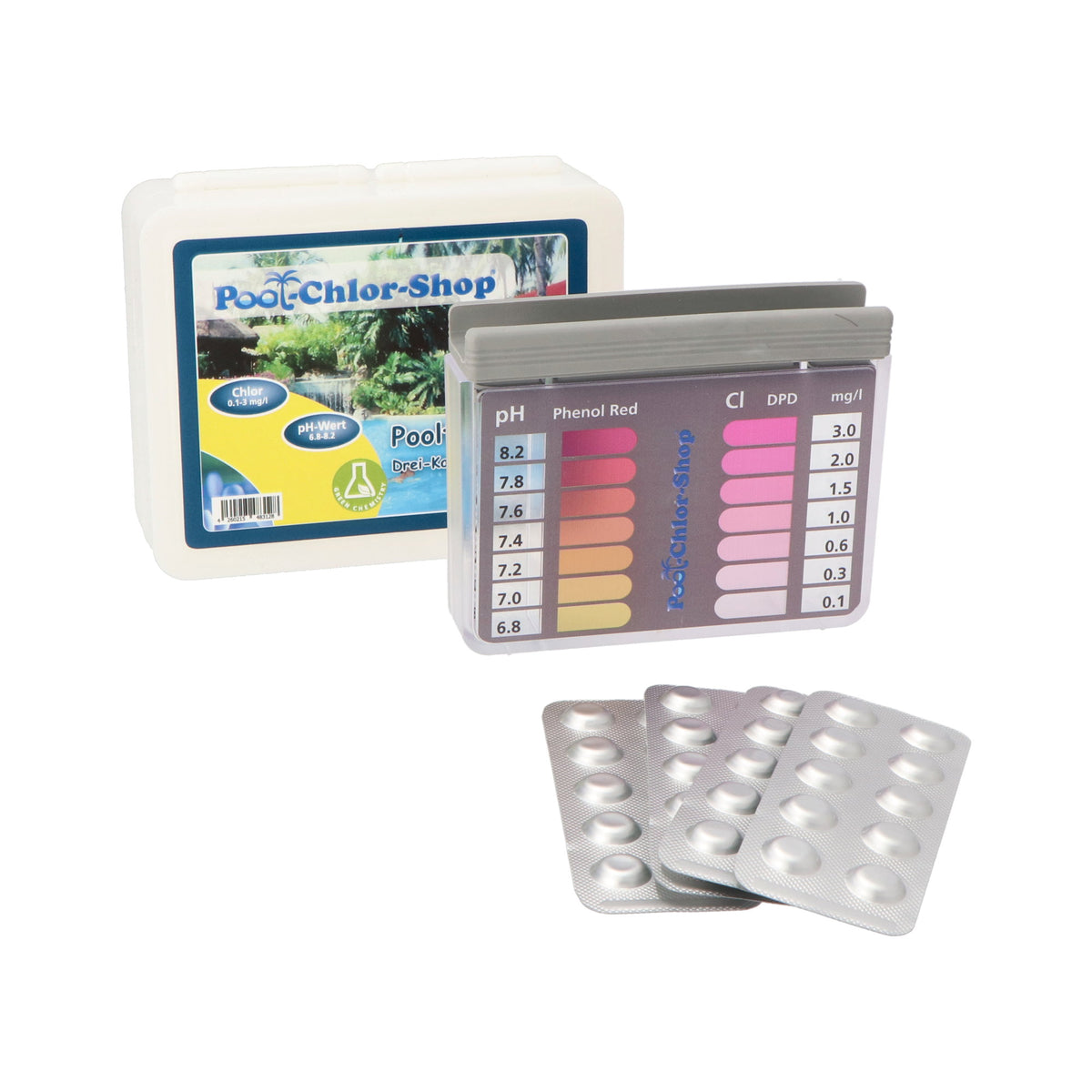 Mini-Pooltester (Chlor+pH) | Pool-Chlor-Shop