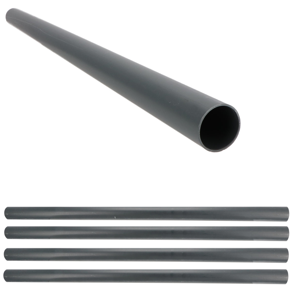 PVC Druckrohr Ø 50mm , 5x 1 Meter | Pool-Chlor-Shop